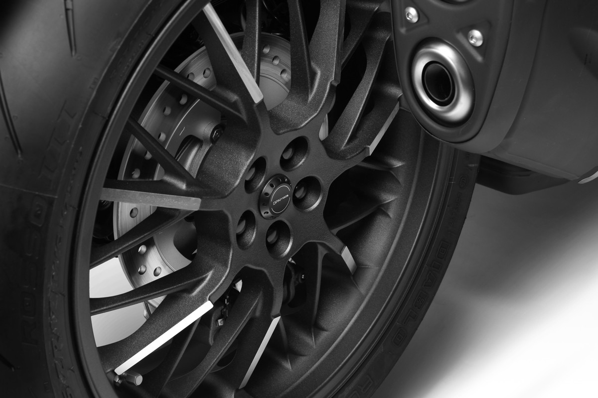 Rear wheel nut cover
